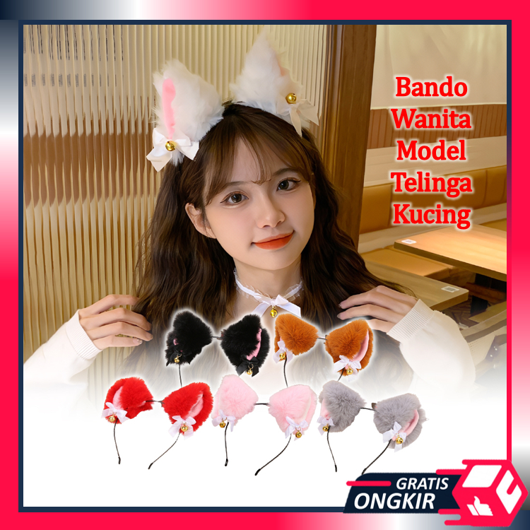 Jual Gratis Ongkir - F5892 Bando Wanita Model Telinga Kucing Wanita ...
