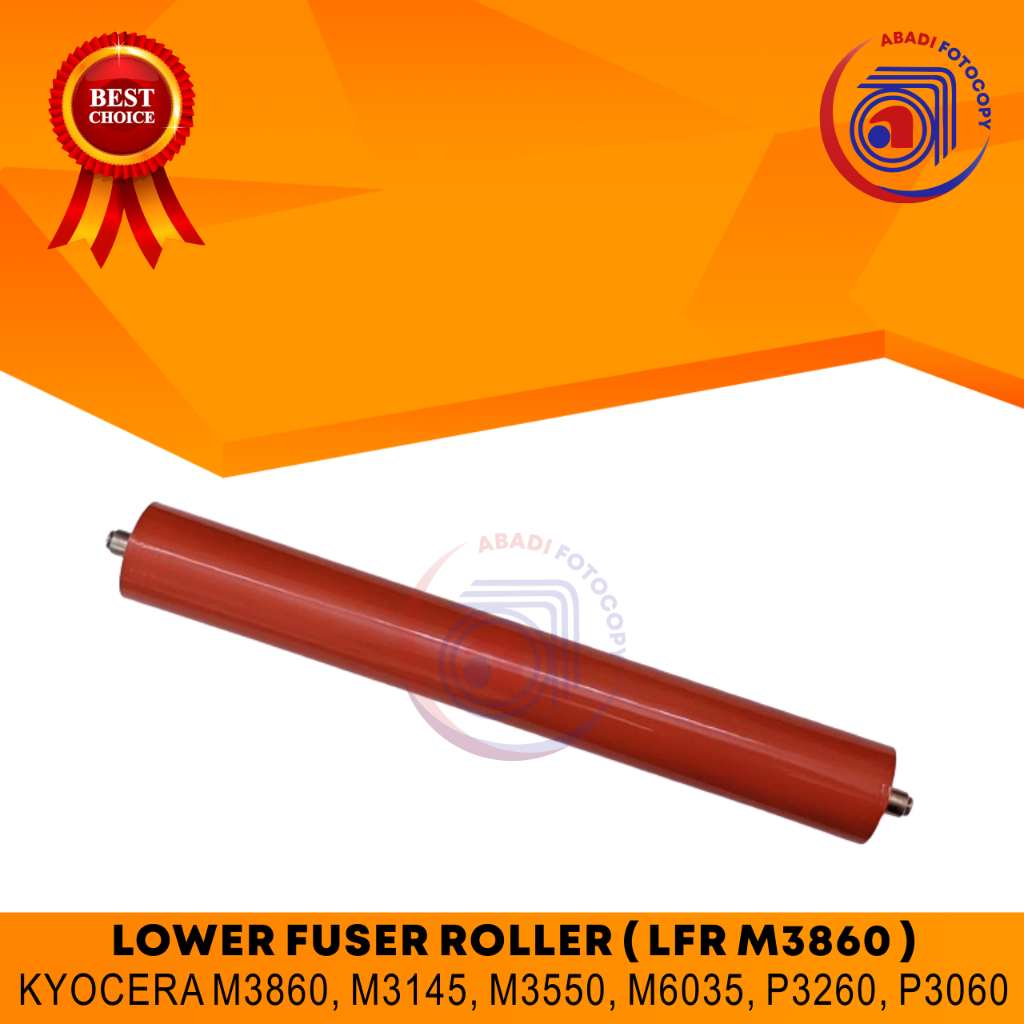 Jual Lower Fuser Roll Pemanas Kyocera 3860 3550 6630 6035 - LFR M3860 ...