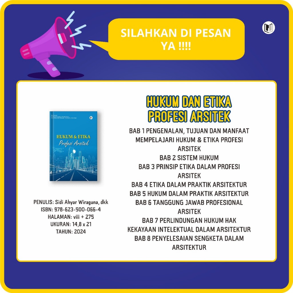 Jual HUKUM DAN ETIKA PROFESI ARSITEK | Shopee Indonesia