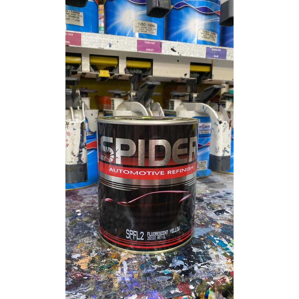 Jual Cat Duco Spider Kuning Stabilo / Fluorescent Yellow 1kg | Shopee ...