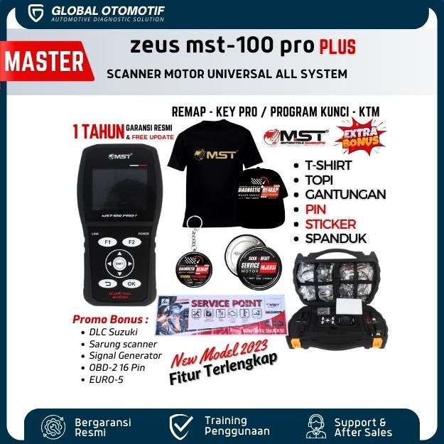 Jual Scanner Motor Injeksi Master Zeus MST-100PRO+ - Alat Service ...