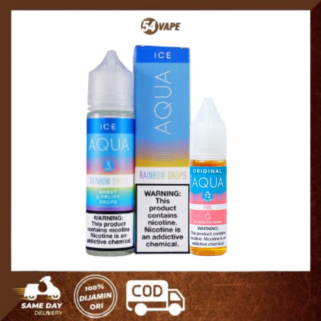 Jual AQUA DROPS ICE 60ML + SALT 15ML | Shopee Indonesia