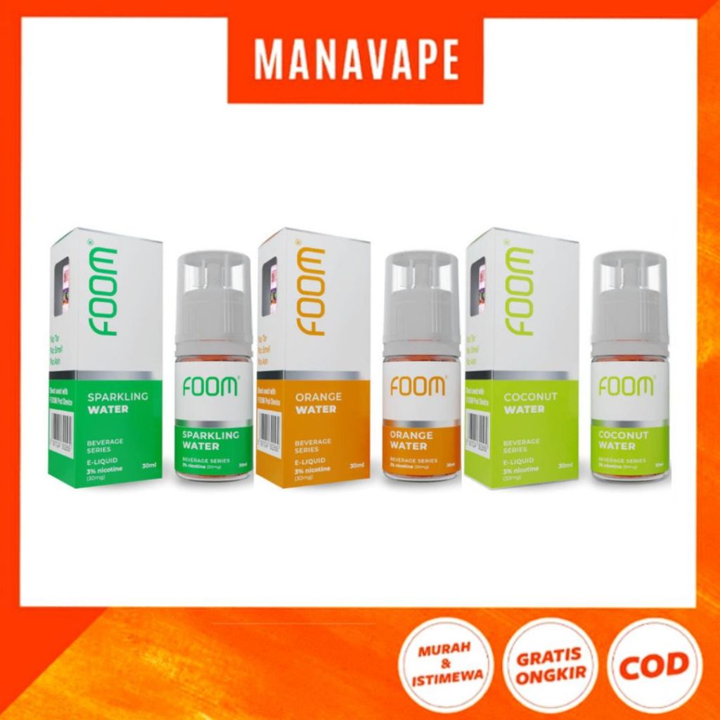 Jual Liquid FOOM Saltnic New Beverage Series 30ml 30mg | Shopee Indonesia