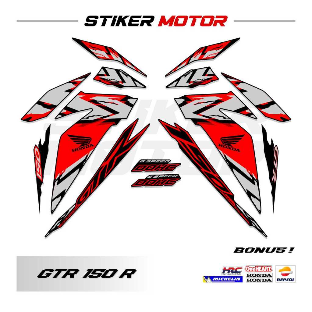 Jual GTR29 STRIPING STIKER STICKER LIS VARIASI SUPRA GTR 150 R WINNER ...