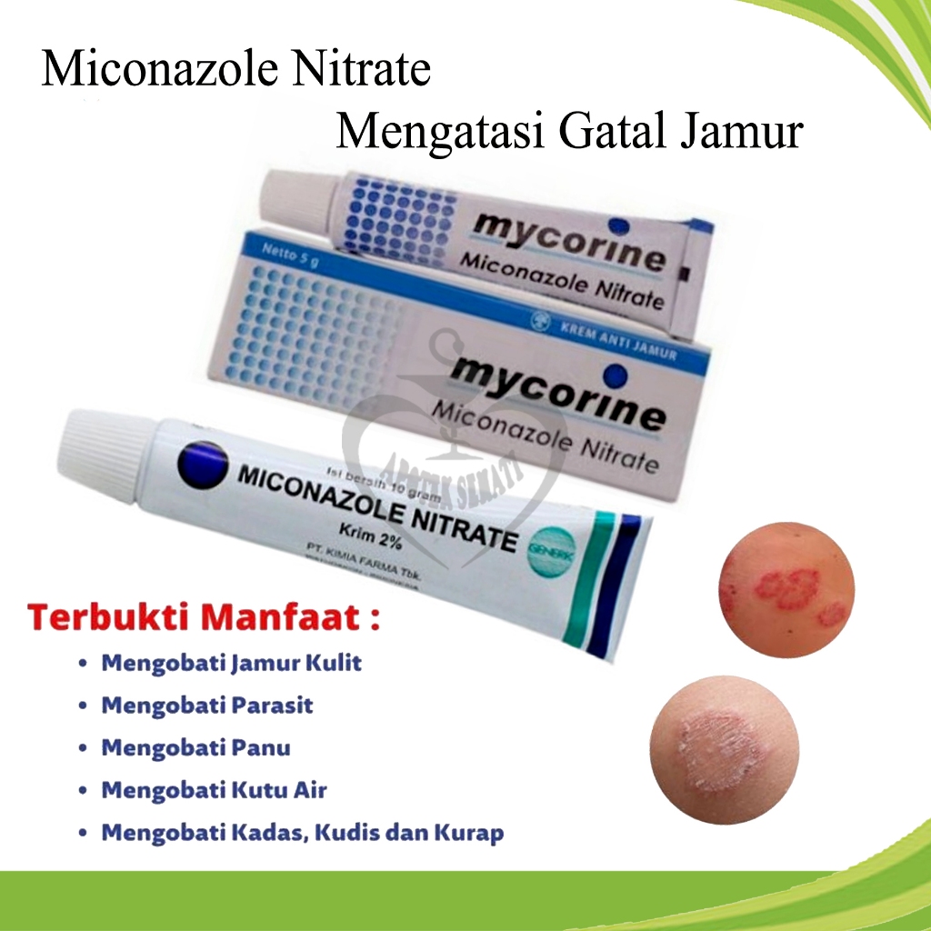 Jual Miconazole Nitrate Miconazol Myconazole Cream Salep Jamur | Shopee ...