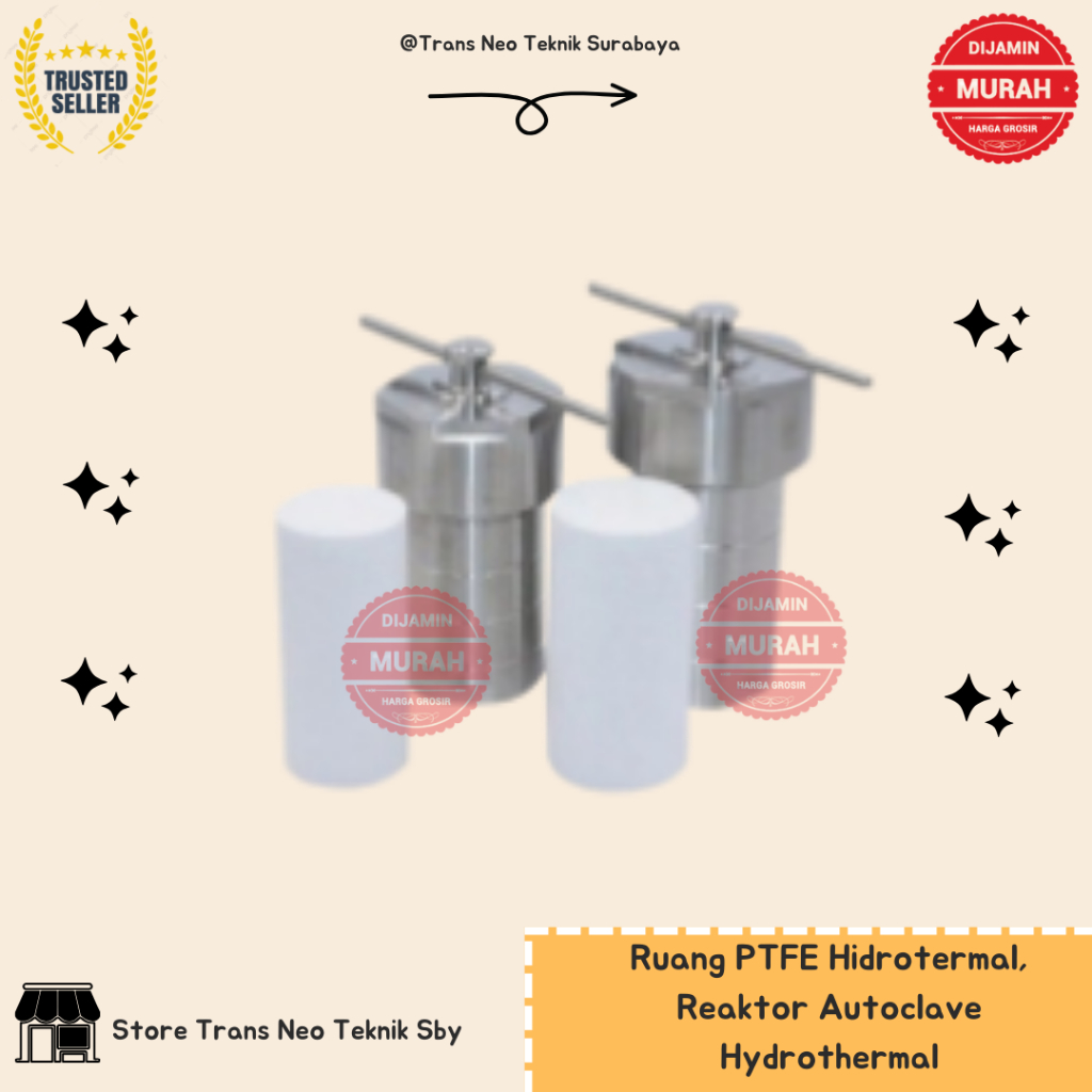 Jual Ruang PTFE Hidrotermal, Reaktor Autoclave Hydrothermal | Shopee ...
