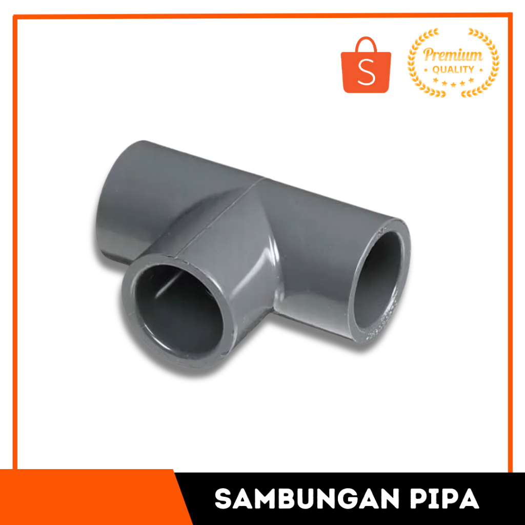 Jual Sambungan Pipa T 3/4 Inch TRILIUN Sambungan Pipa PVC Tee 3 per 4 Inch Sambungan Pipa T Pvc ...