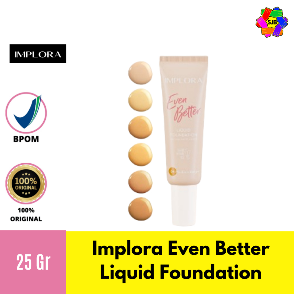 Jual Implora Even Better Liquid Foundation | Shopee Indonesia