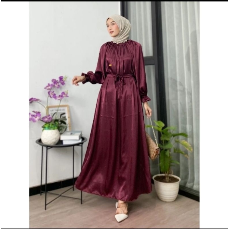 Jual Gamis cradenza Gamis shimmer silk Gamis muslim /Gamis lebaran # ...