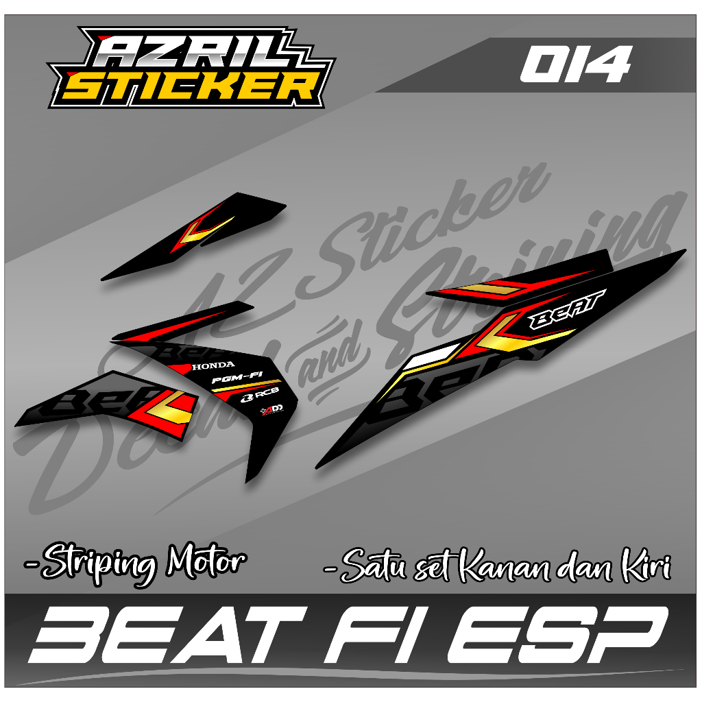 Jual Striping Beat Fi Striping Beat Street 2016 2017 2018 2019 ...