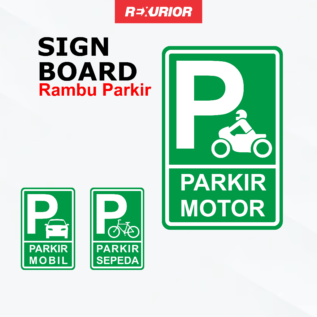 Jual Signboard tanda rambu parkir - Rexurior | Shopee Indonesia