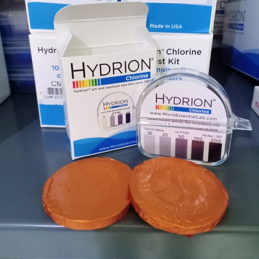 Jual Hydrion Chlorine Paper Test / Klorin Test Paper | Shopee Indonesia