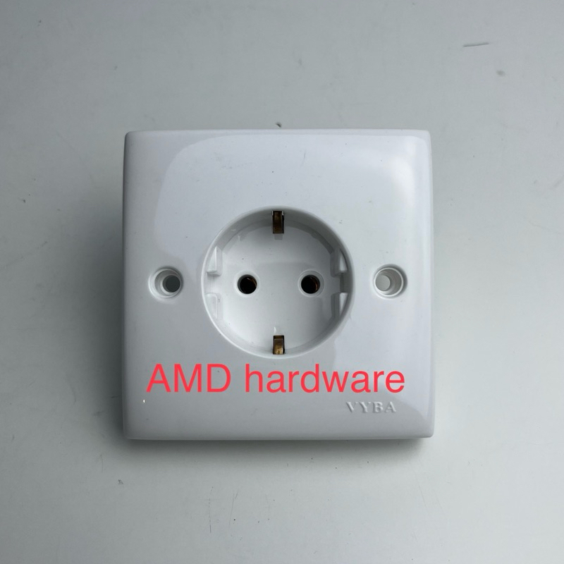 Jual STOP KONTAK SINGLE RUMAH Colokan Listrik Tembok Tanam 1 Lubang ...