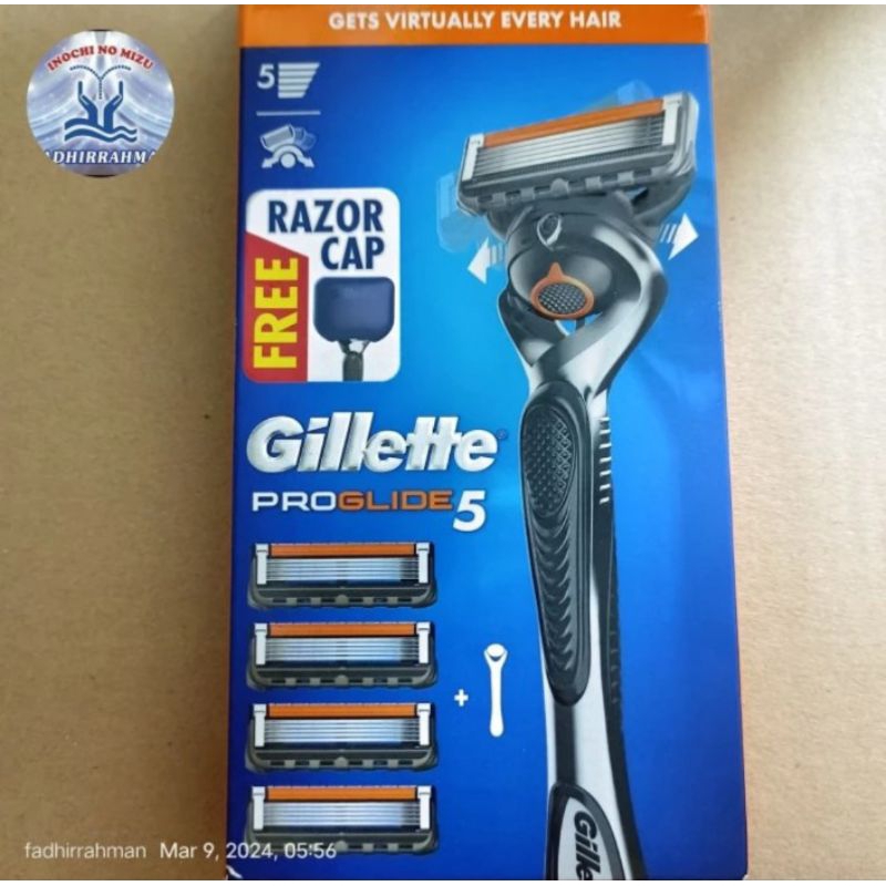 Jual gillette fusion 5 pro glide 1+4 | Shopee Indonesia