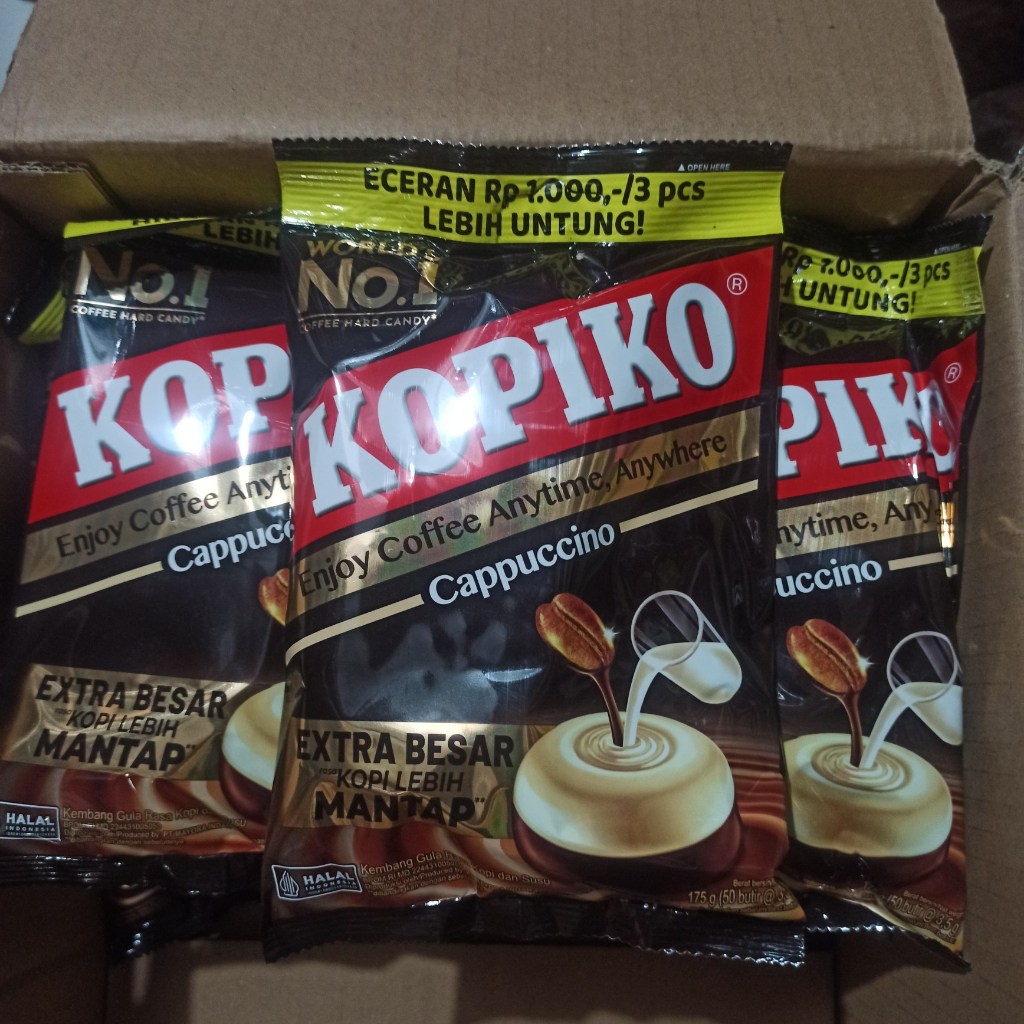 Jual KOPIKO PERMEN Pack isi 50pcs 175g | Shopee Indonesia