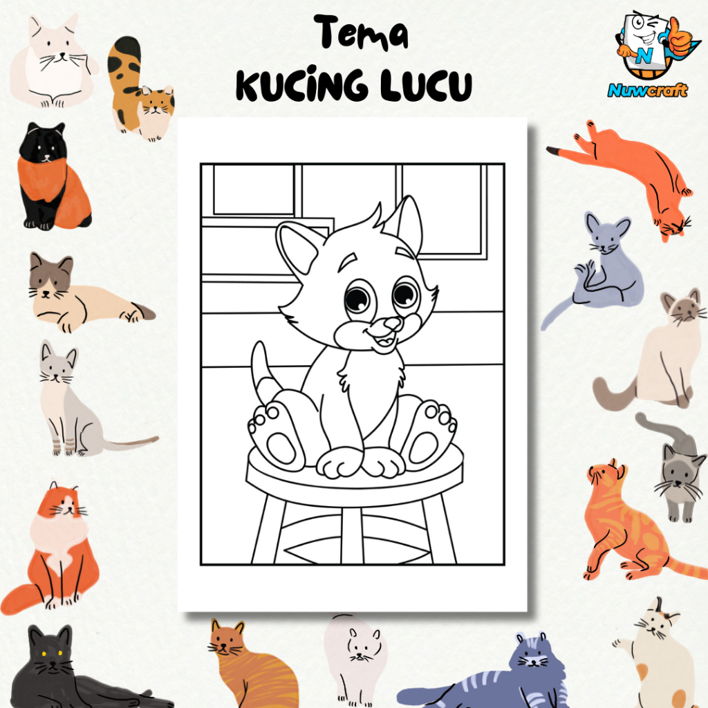 Jual Nuwcraft KERTAS MEWARNAI / COLORING / KERTAS GAMBAR / MEWARNAI ...