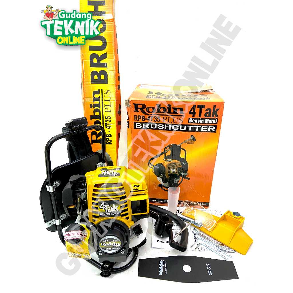 Jual Mesin Potong Rumput 4Tak ROBIN RPB-4T35 / Portable Brush Cutter ...