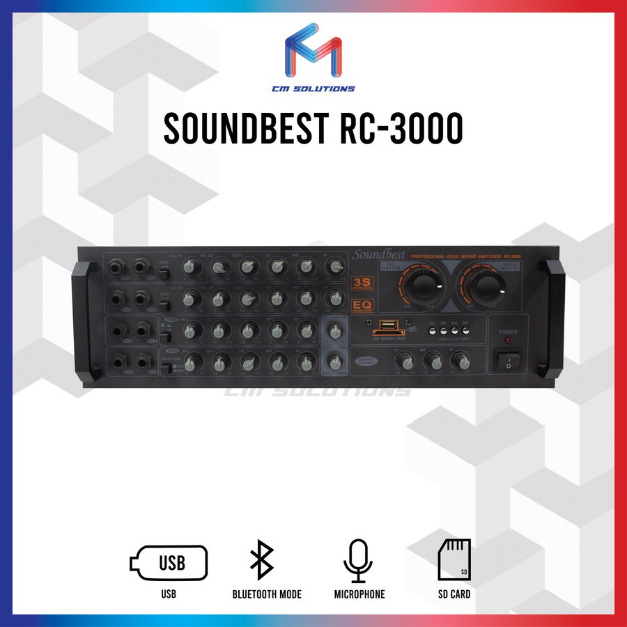 Jual Power Amplifier SOUNDBEST RC3000 RC 3000 original | Shopee Indonesia