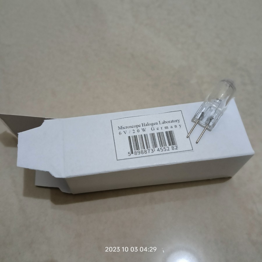 Jual lampu alat medis alkes 6V Halogen bulb Bohlam Fotometer Mikroskop ...