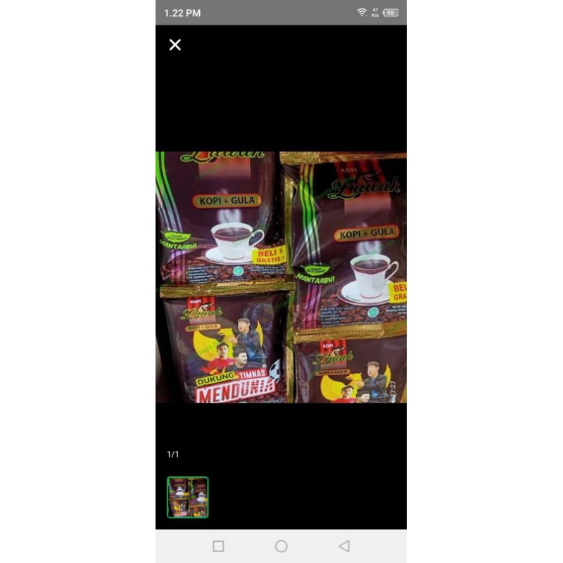 Jual Kopi Kapal api hitam 1renceng 9pcs | Shopee Indonesia