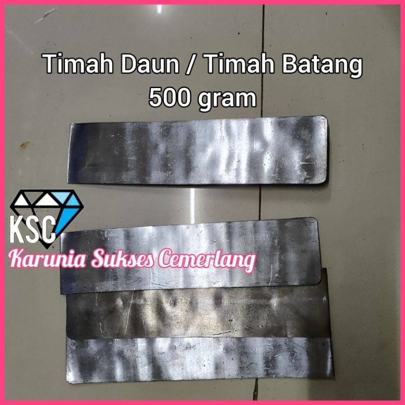 Jual TIMAH DAUN 500 GRAM / TIMAH DAUN TEBAL / TIMAH BATANG / TIMAH ...