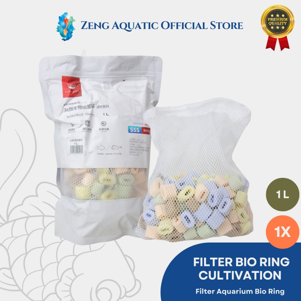Jual Aquartor Media Filter Cultivation Ring 1 Litter ...