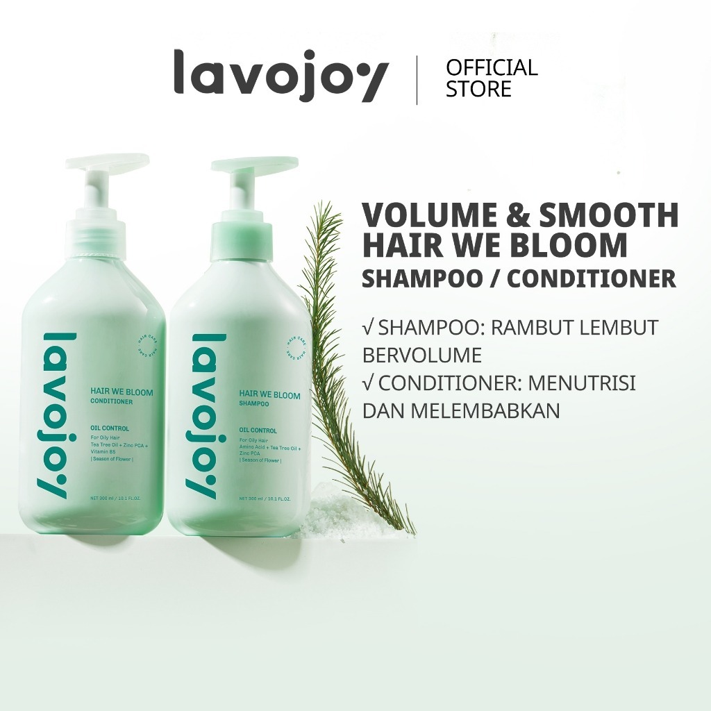 Jual Lavojoy Hair We Bloom Shampoo & Conditiner 300ml | Shopee Indonesia