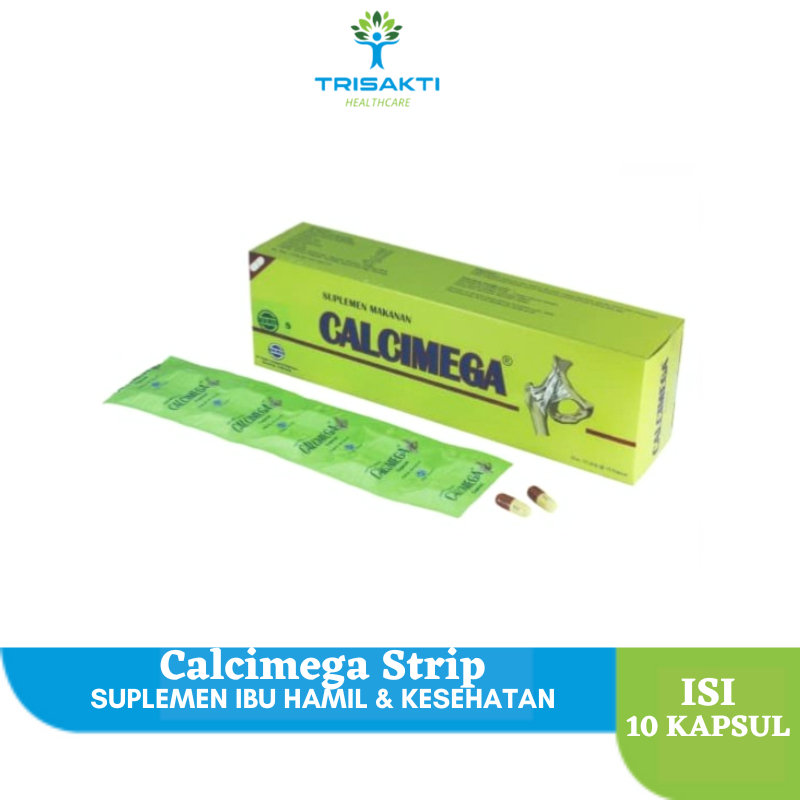 Jual Calcimega Strip isi 10 kapsul Suplemen Ibu Hamil Menyusui | Shopee ...