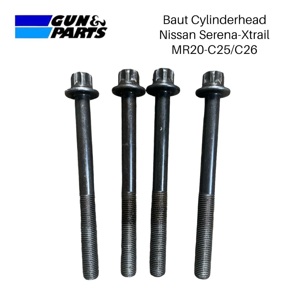 Jual Baut Cylinder Head Nissan Serena Xtrail MR20 C25 C26 Sparepart Mobil Copotan Original ...