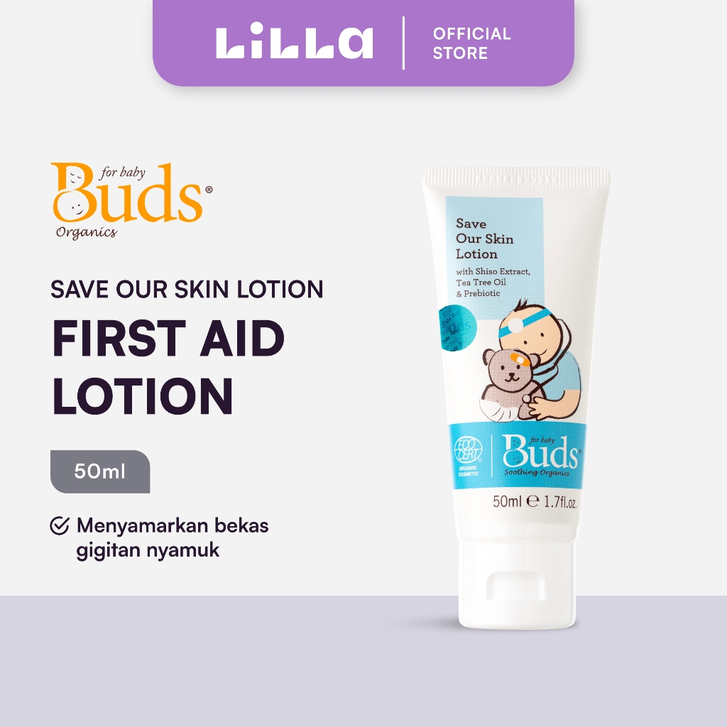 Jual BUDS ORGANIC Save Our Skin Lotion / First Aid Lotion (Soothing) 50 ...
