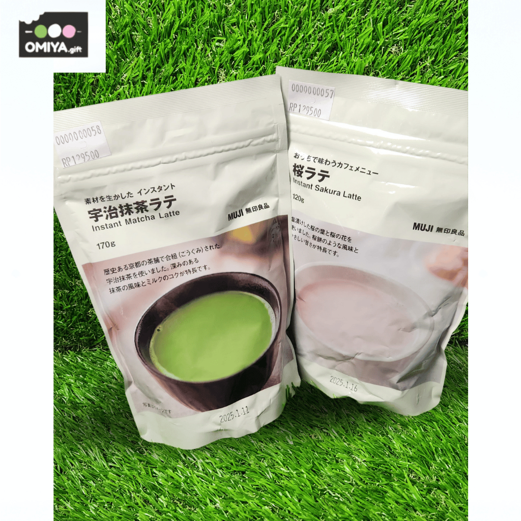 Jual MUJI INSTANT LATTE SAKURA AND MATCHA EDITION 170GR | MUJI INSTANT ...