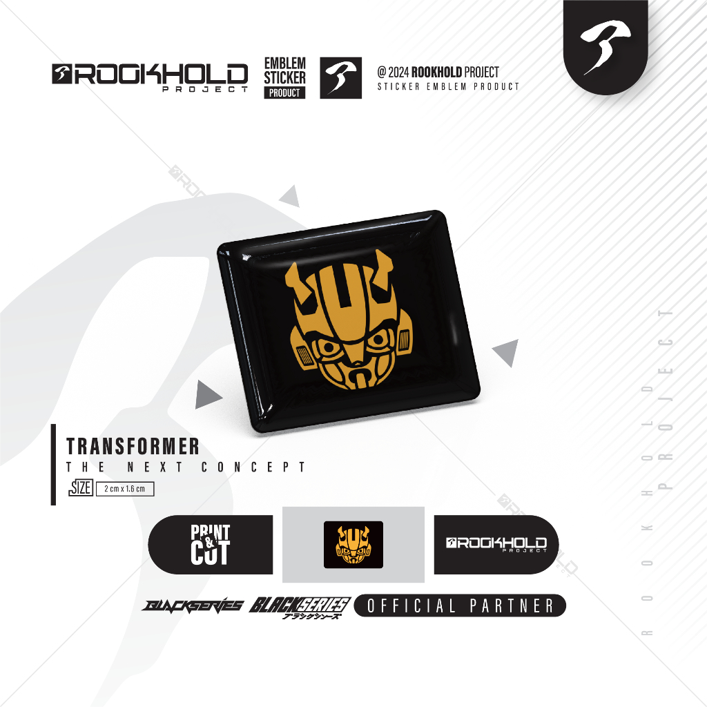 Jual Stiker Emblem Transformer Bumble Bee | Stiker Timbul Transformer ...