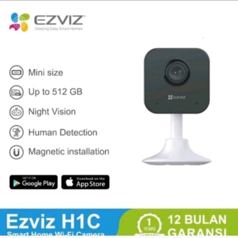 Jual Ezviz H1C Smart Home Wifi IP Camera Indoor CCTV A | Shopee Indonesia