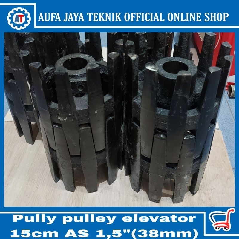 Jual pully pulley elevator puli lif penggilingan padi/puli puli jari ...