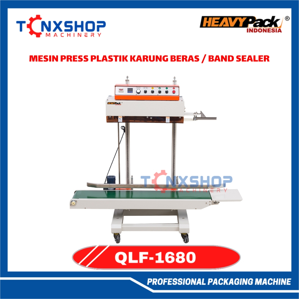 Jual Mesin Band Sealer Pengemas Produk Kering HEAVYPACK QLF-1680 | Shopee Indonesia