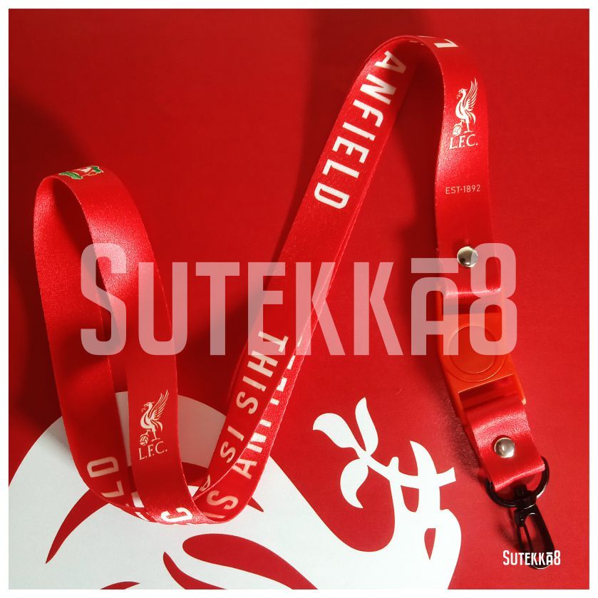 Jual LANYARD TALI ID CARD LIVERPOOL | Shopee Indonesia
