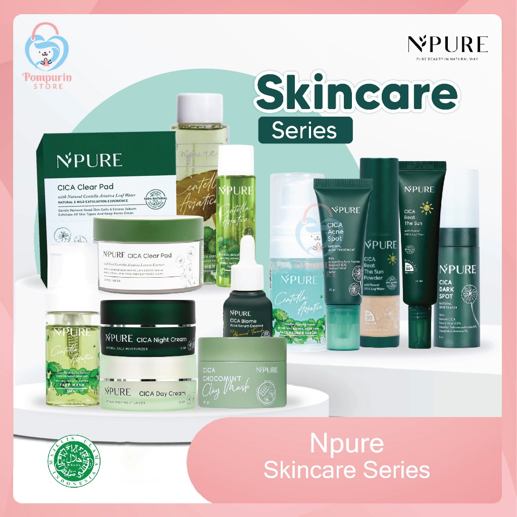 Jual NPURE Centella Asiatica / Cica Series - Face Wash / Toner ...