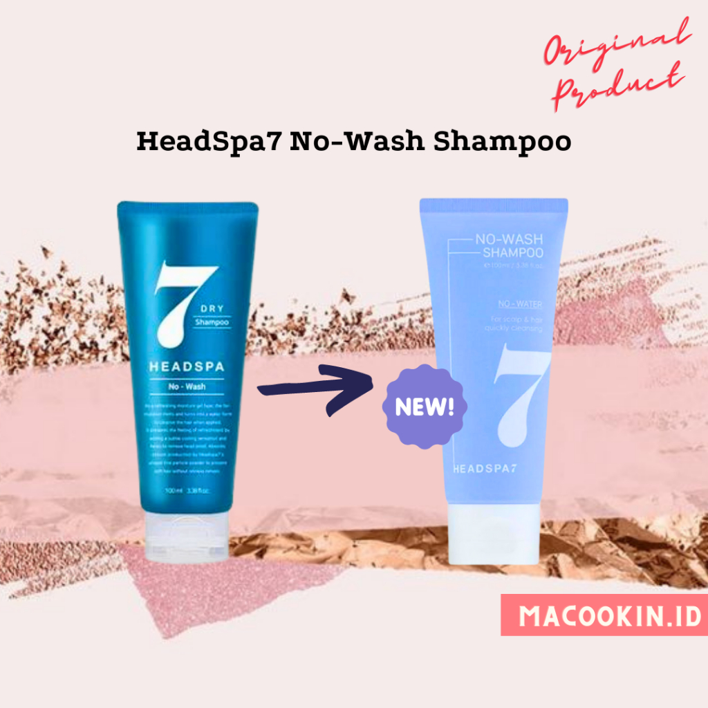 Jual [READY] HeadSpa 7 Dry Shampoo No-Wash Original Korea 100ml Head ...