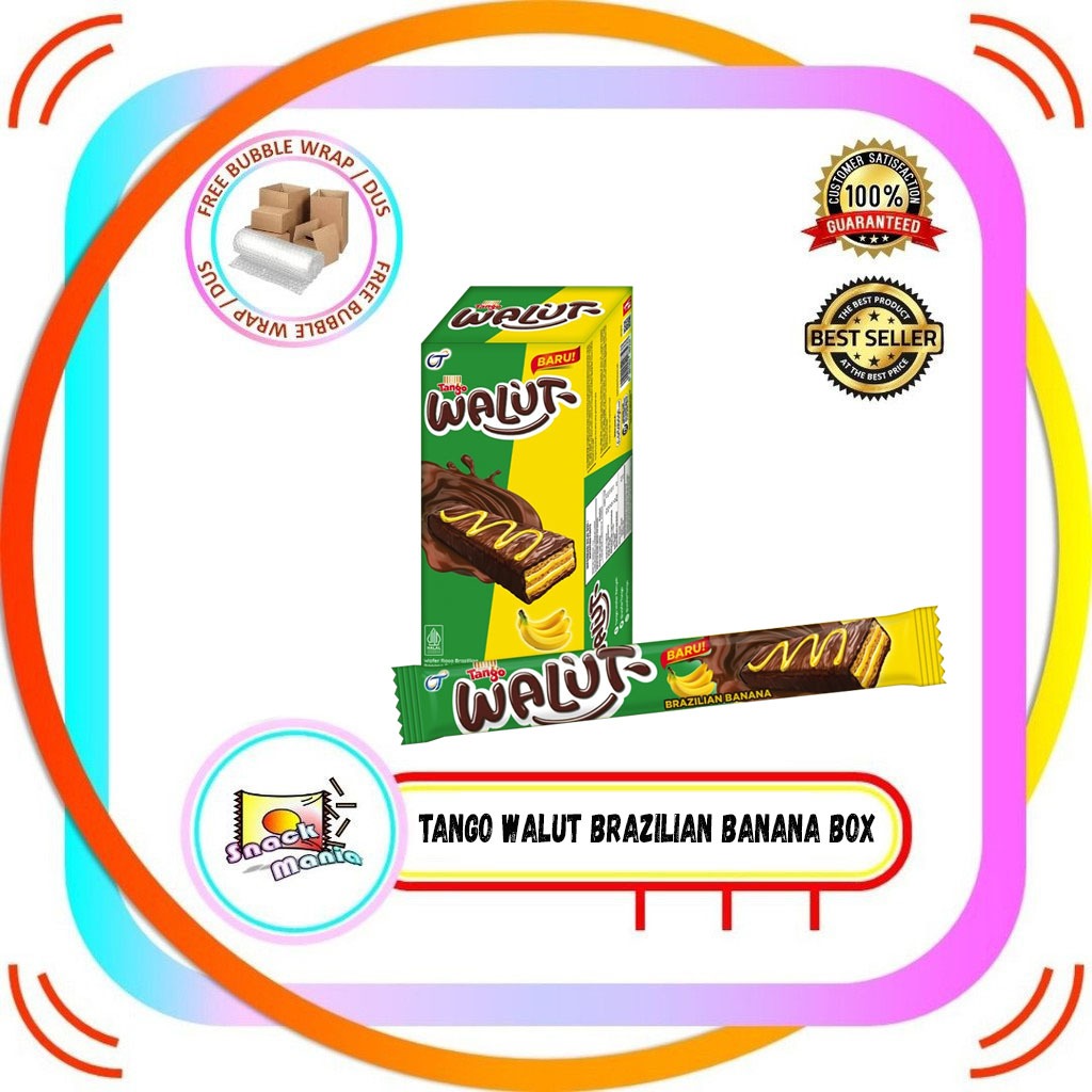 Jual Tango Walut Brazilian Banana Chocolate Wafer BOX 12 x 15 gr Coklat ...