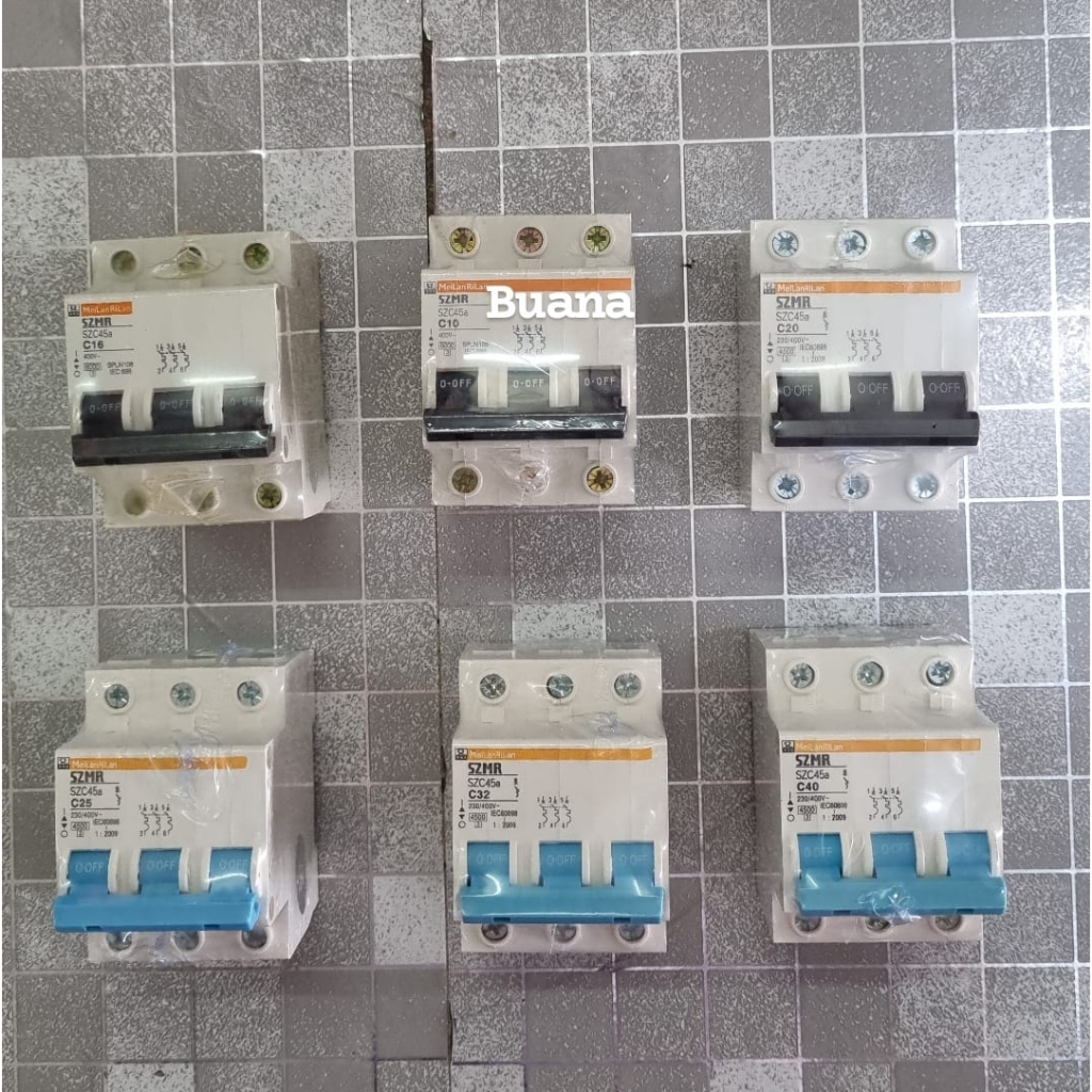 Jual MCB 3 phase SZMR 6A/ 10A/ 16A/ 20A/ 25A/ 32A/40A/50A/63A MCB 3P sudah SNI | Shopee Indonesia