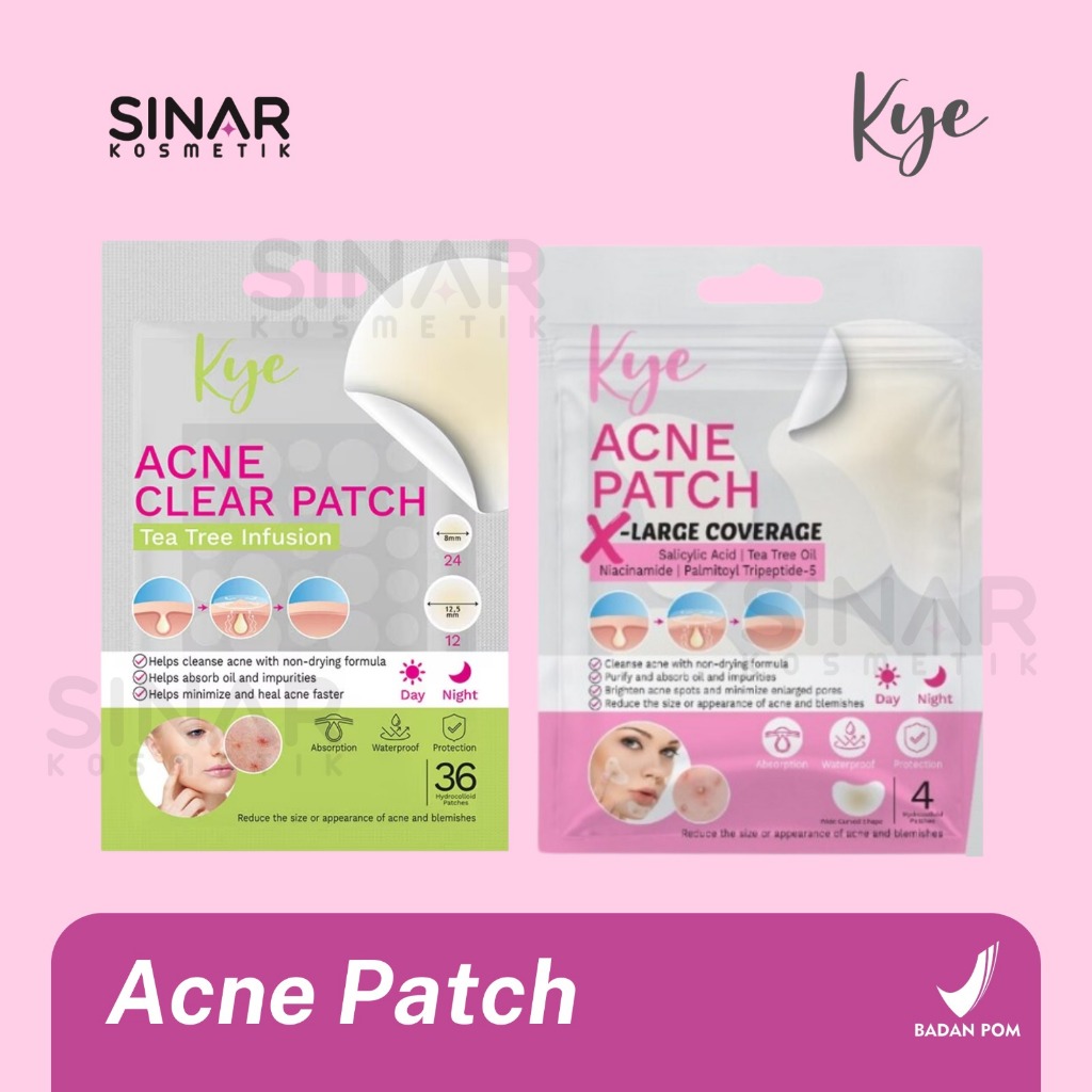 Jual Kye - Acne Clear Patch 36 Patch / Acne Patch X-Large Coverage 4 ...