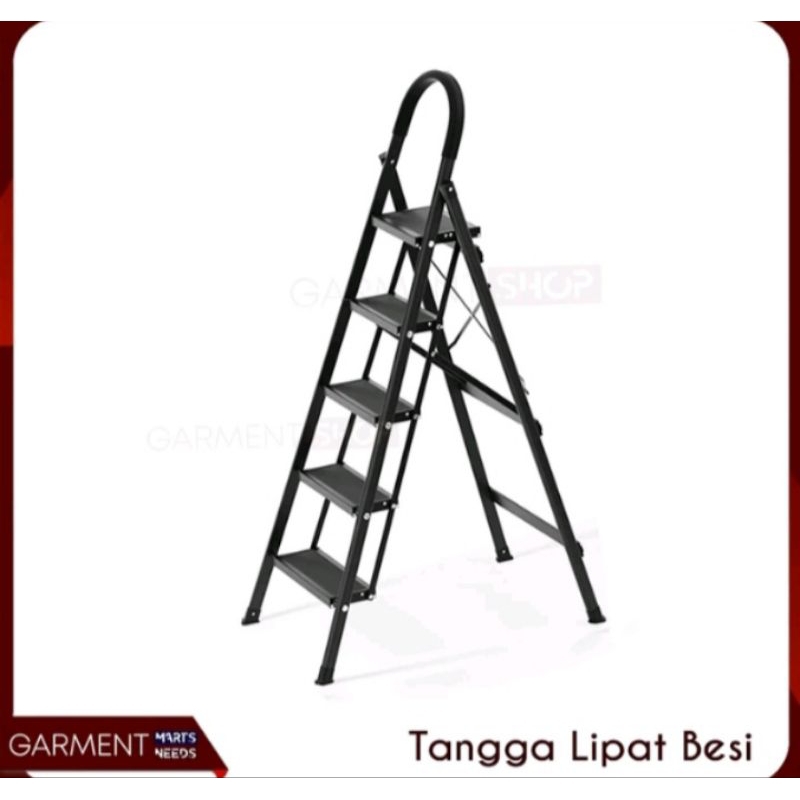 Jual Tangga Lipat Besi Susun 5 - Tangga 5 Step - Tangga Lipat Besi ...