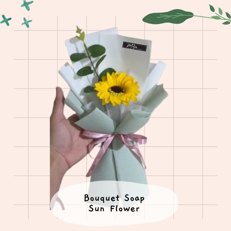 Jual Bouquet Soap Sun Flower Buket Bunga Sabun Matahari Sunflower ...