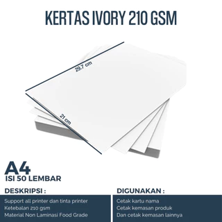Jual Kertas Ivory Terlengkap & Harga Terbaru Januari 2026 | Shopee ...
