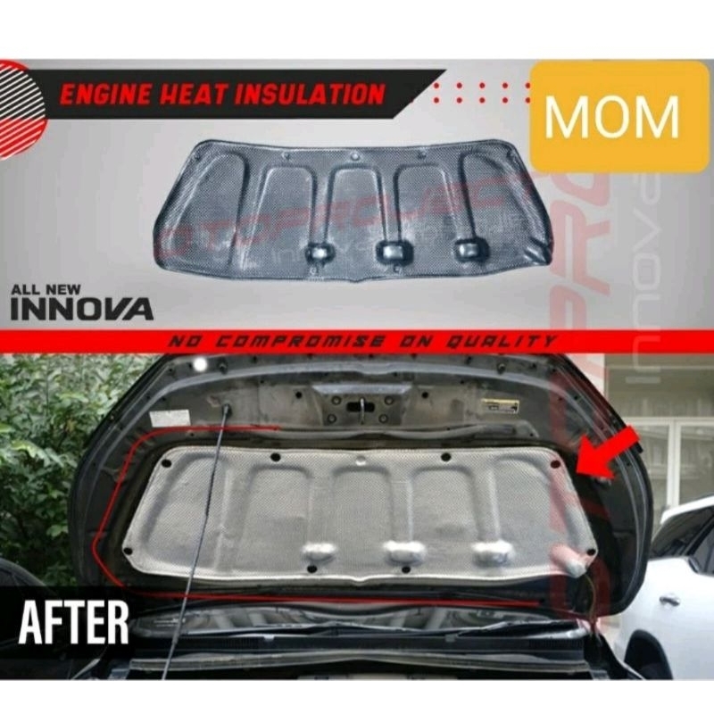 Jual Cover peredam mesin engine heat insulation Otoproject Innova ...