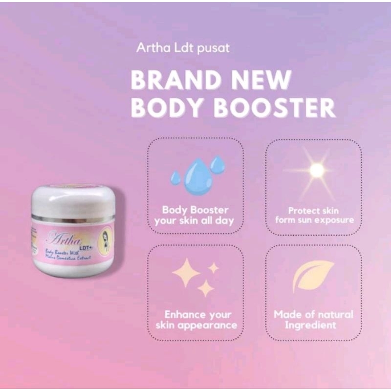 Jual GV ARTHA LDT+ GLOW UP SERUM AHA BODYCARE LOTION & BOOSTER PAKET ...