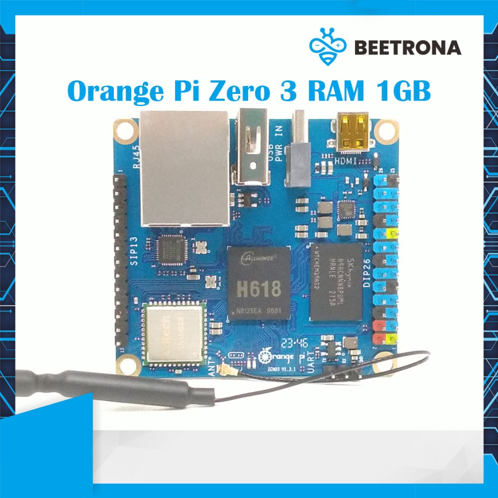 Jual Orange Pi Zero 3 RAM 1GB H618 Quad Core MiniPC | Shopee Indonesia