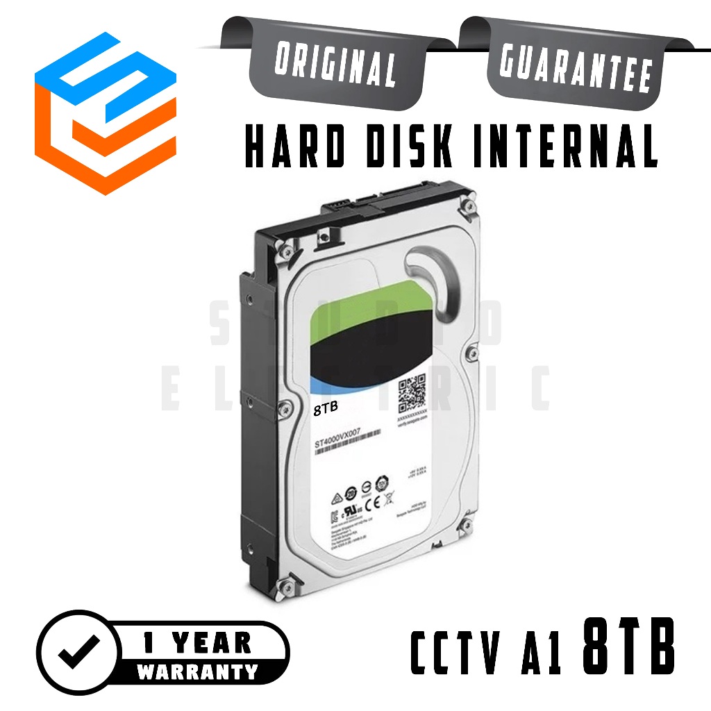 Jual Hard Disk Internal 8 TB / 8TB PC 3.5" HDD Sata For CCTV DVR / NVR ...