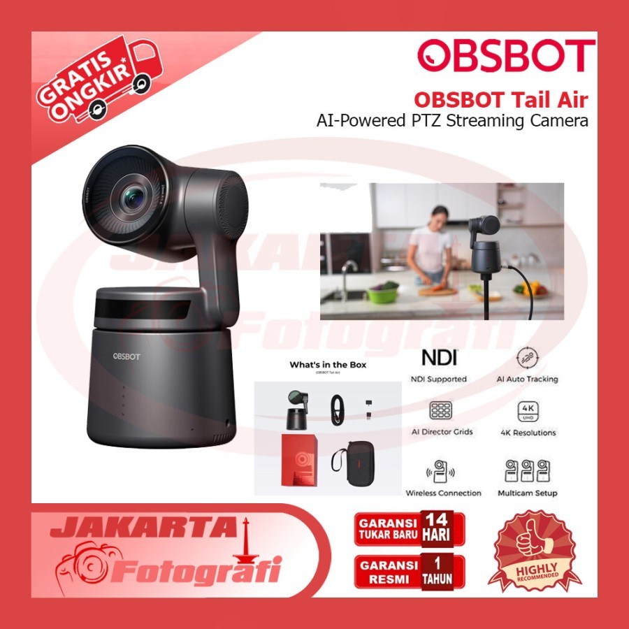 Jual OBSBOT Tail Air AI-Powered PTZ Streaming Camera | Shopee Indonesia