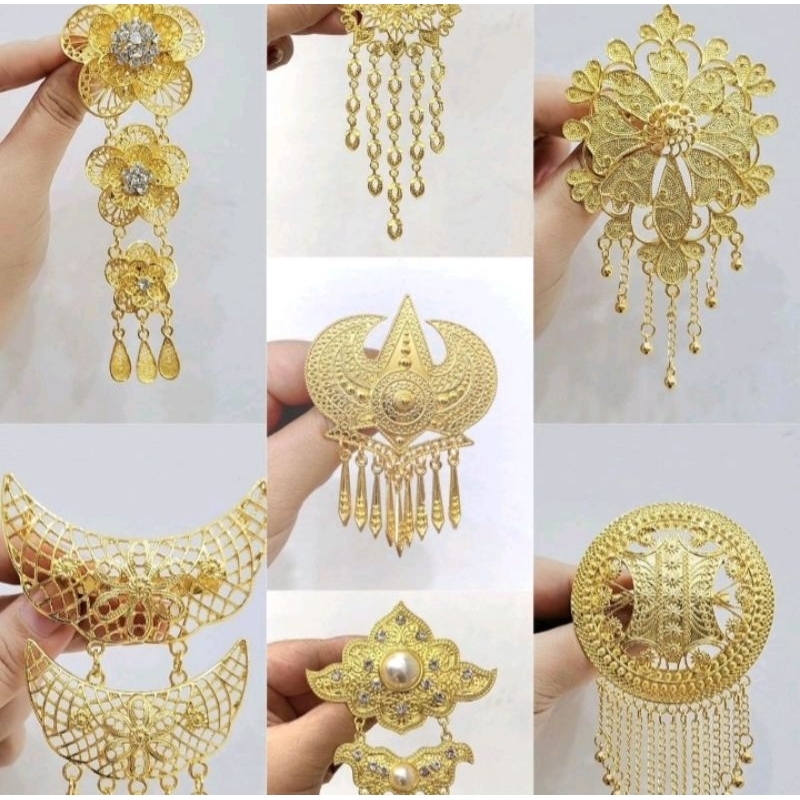 Jual Pin Bros Wanita Kebaya Mewah Kekinian | Shopee Indonesia